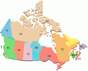 514 577 1478 Canada Map - Map